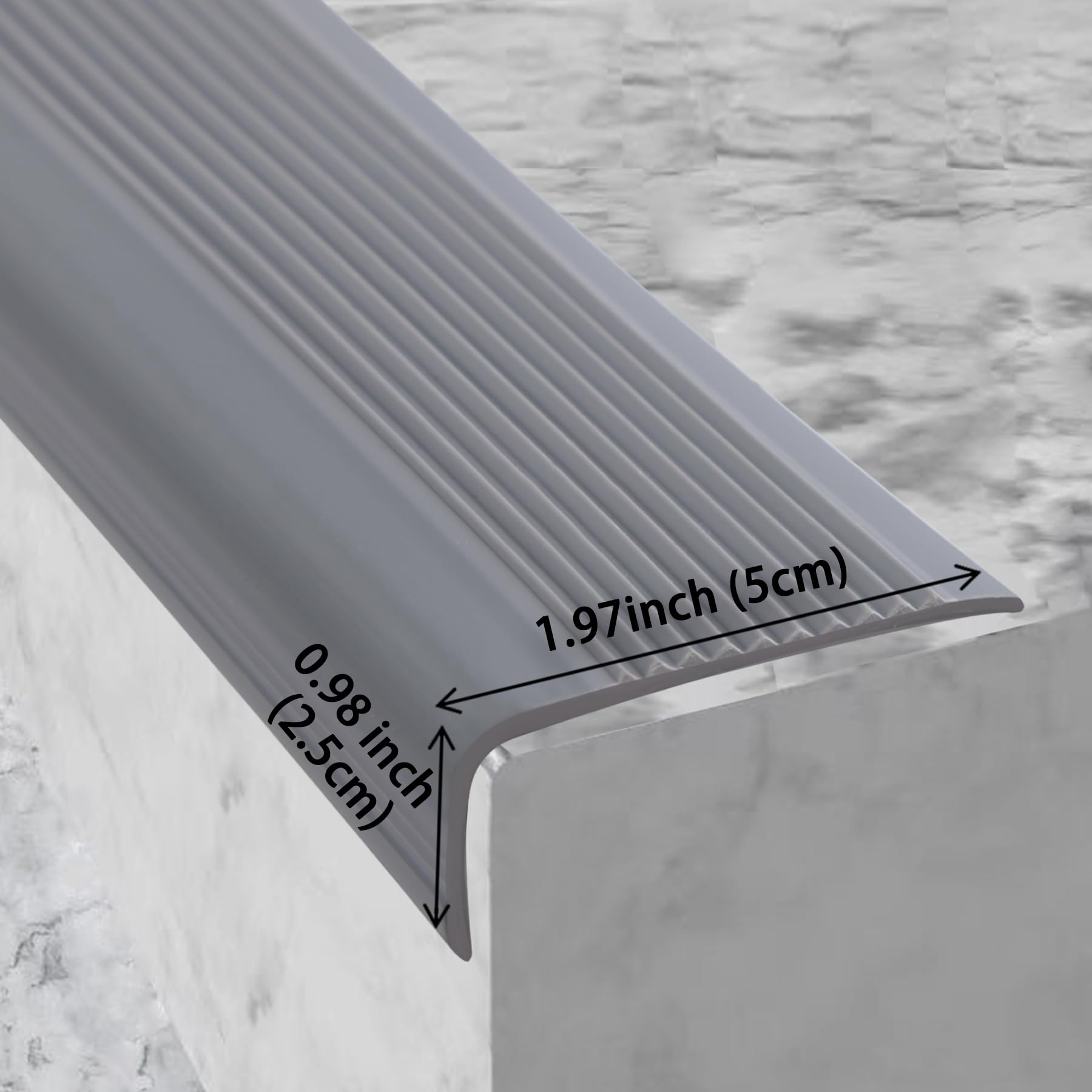 Snapklik.com : Coengwui Peel And Stick Anti-Slip Stair Nosing For ...