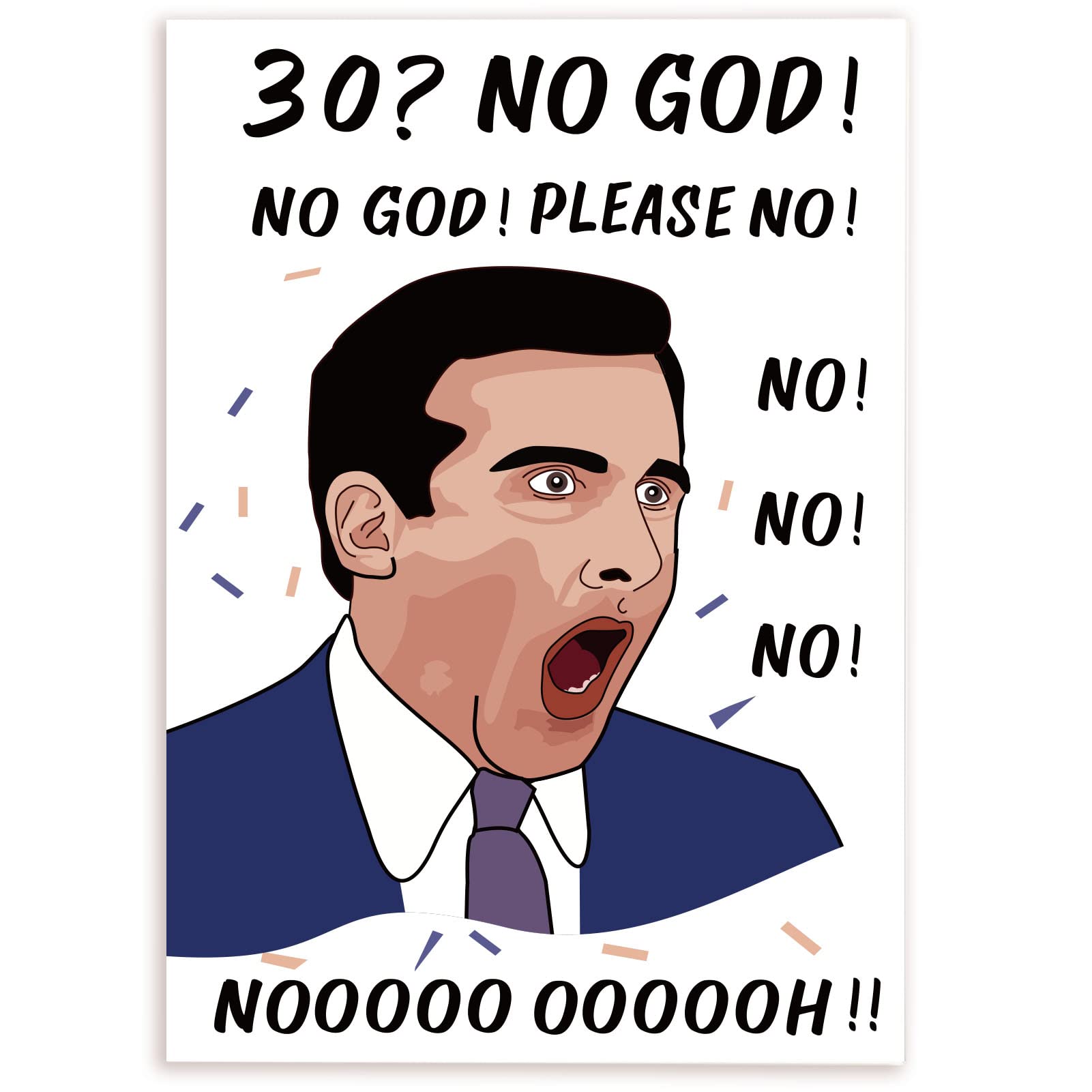 Michael Scott Noooooo Memes Michael Scott Noooo! Funny Sticker Vinyl