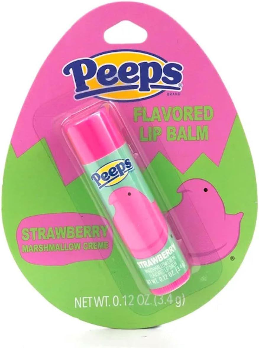 Amazon.com : Peeps (1) Easter Candy Flavored Lip Balm - Strawberry ...