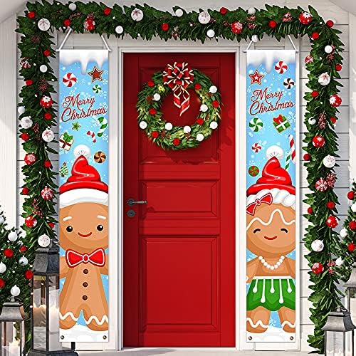 Amazon.com: Gingerbread Christmas Decorations Christmas Porch Sign ...