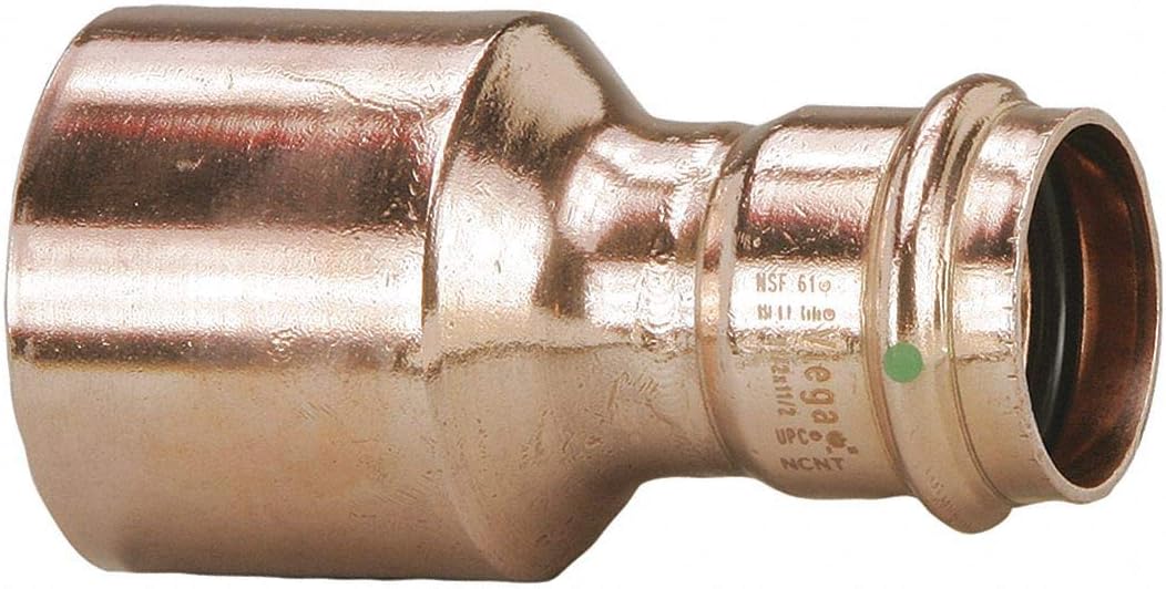 Amazon.com: Copper XL Reducer, FTG x Press Connection Type, 2-1/2" x 1 ...