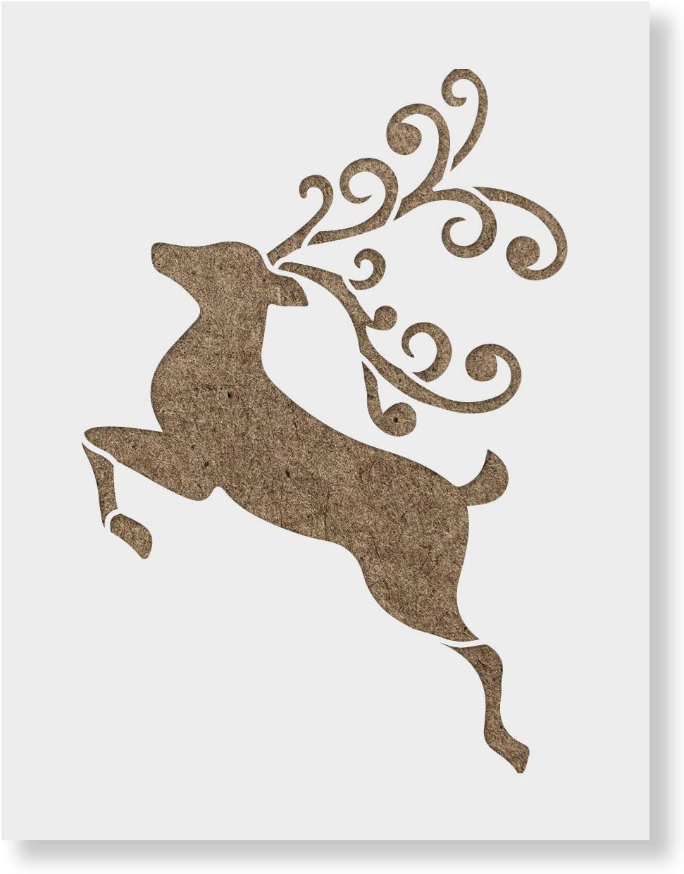 Amazon.com: Santa's Reindeer Art - Rudolph & Reindeer Stencil