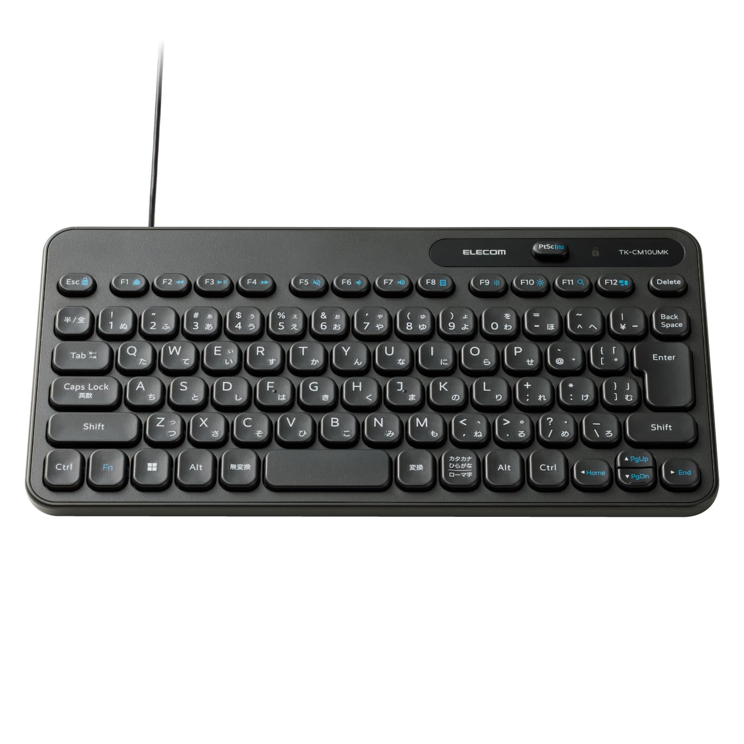 Amazon.in: Buy Elecom TK-CM10UMKBK Wired Keyboard, Membrane Type ...