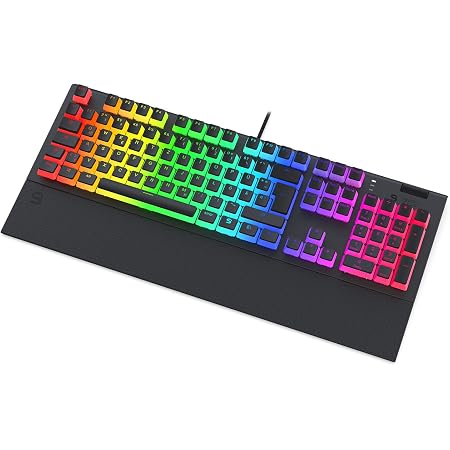 SPC Gear GK650K Omnis Kailh Red RGB Pudding Edition, schwarz, QWERTZ ...