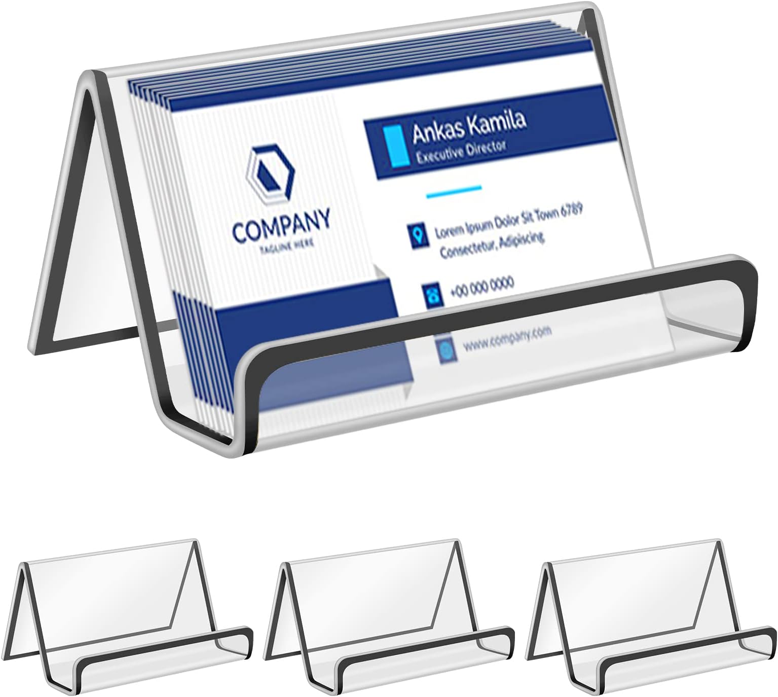 Vitadisplays DIN A5 Table Leaflet Stand Flyer Stand Brochure Holder ...