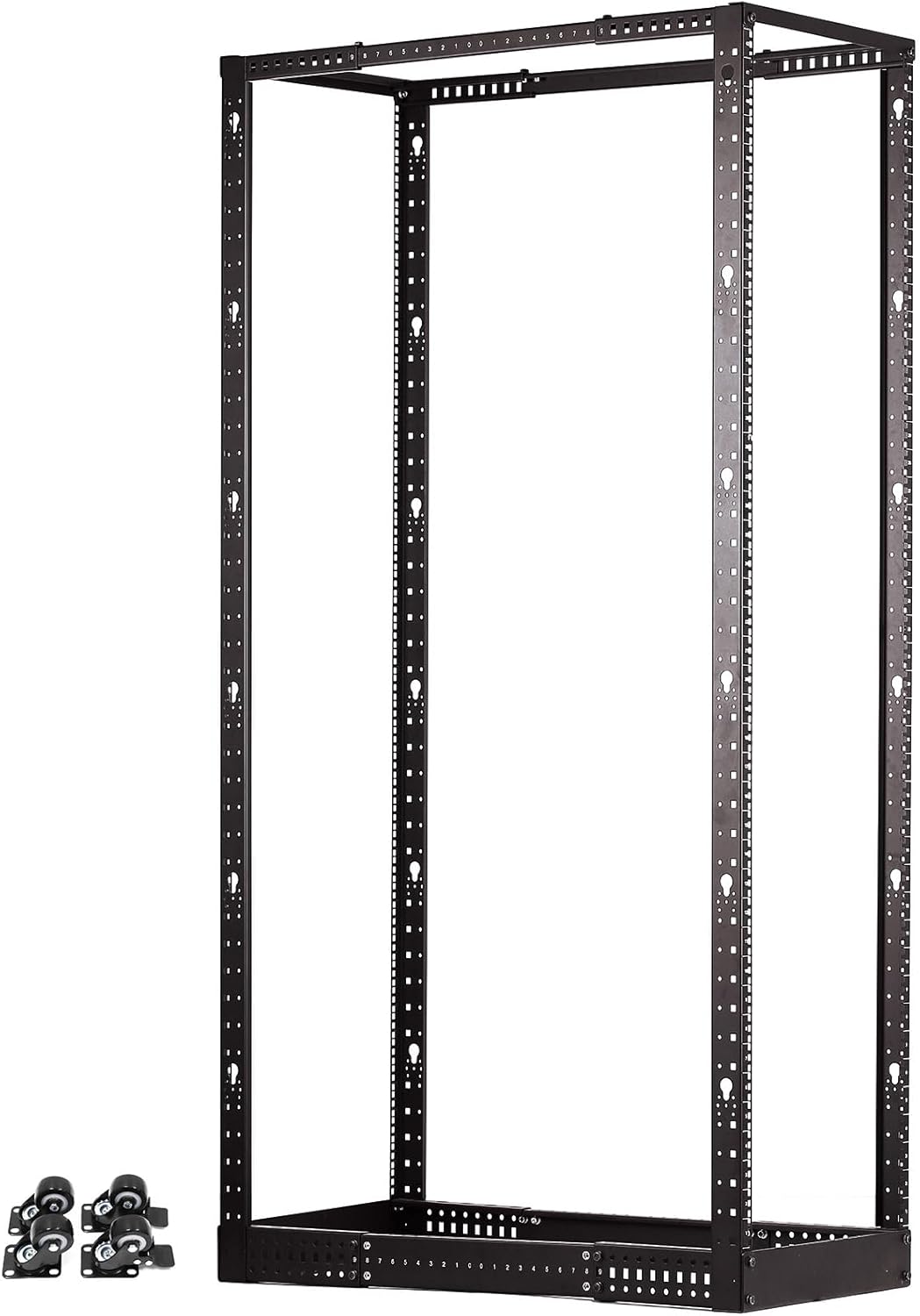 Amazon.com: AEONS 45U 4-Post Open Frame 19 Inch Depth-Adjustable Server ...