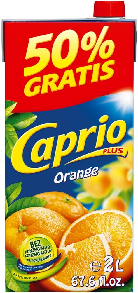 Caprio Orange Drink 2 Litre (Pack of 6) : Amazon.co.uk: Grocery
