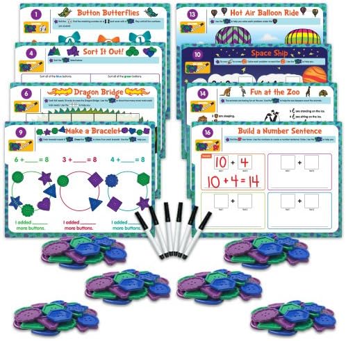 Amazon.com: EAI Education Hands-On Math Centers: Jumbo Button Counters ...