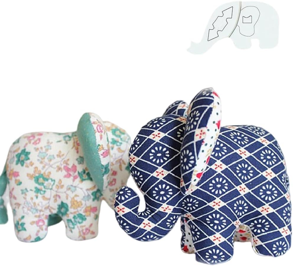 Lovely Elephant Decor Template with Instructions, Cute Elephant ...