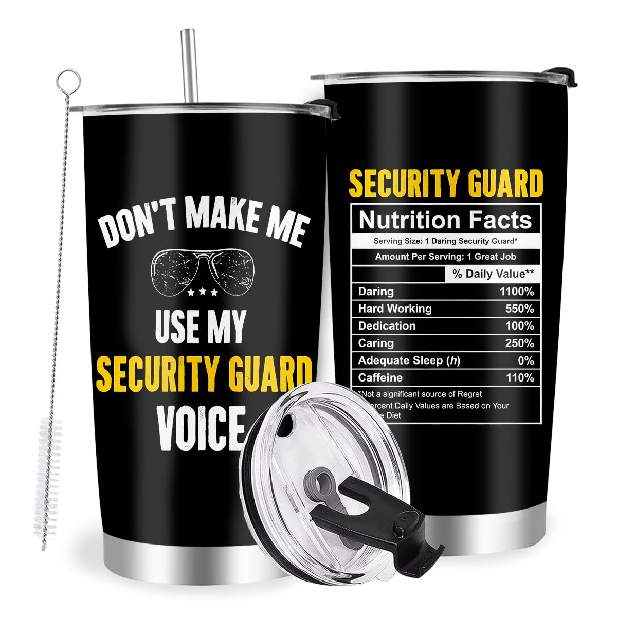 Amazon.com | Farecnt Security Guard Gifts, Funny Security Guard Tumbler ...
