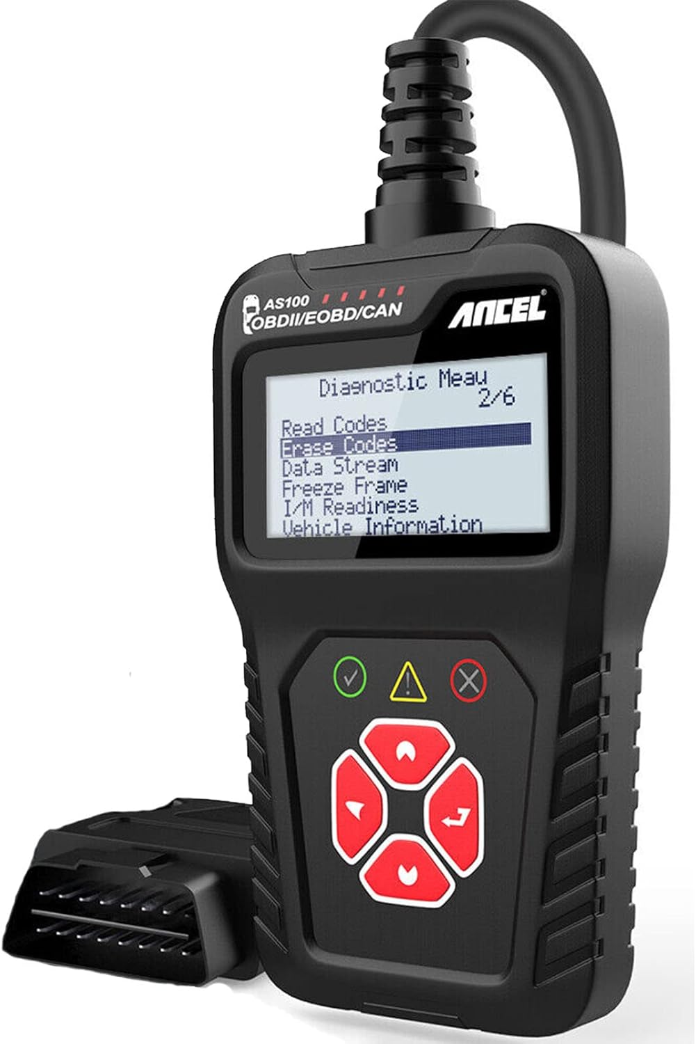 Amazon.com: ANCEL AS100 OBD2 Scanner Car Code Reader Diagnostic Scan ...