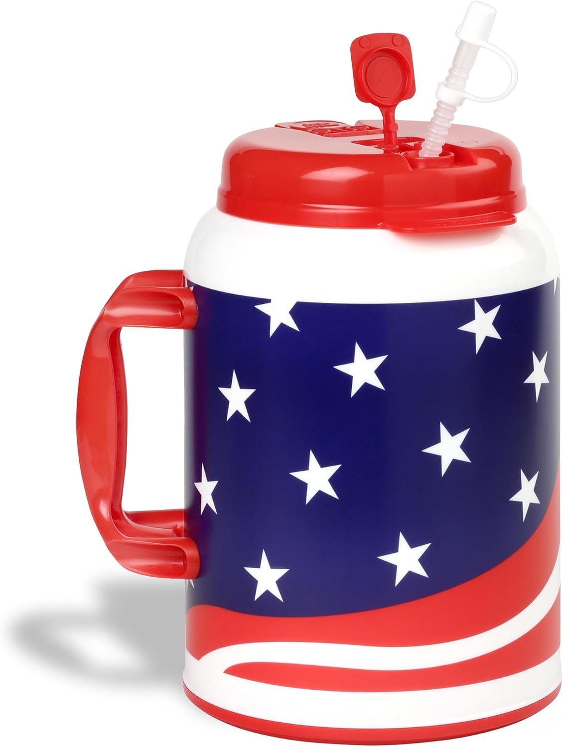 Amazon.com: 100 Ounce Insulated Mug with Handle and Flexible Straw ...