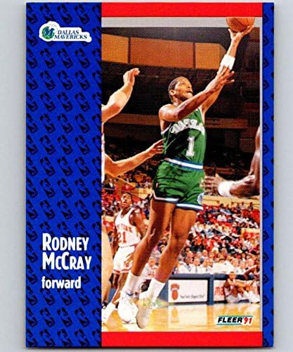 Amazon.com: 1991-92 Fleer Basketball #46 Rodney McCray Dallas Mavericks ...