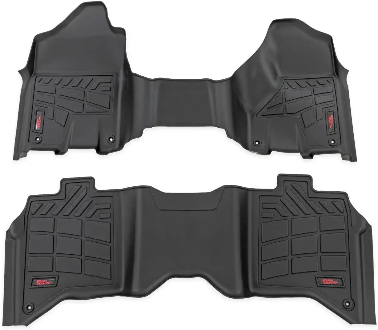 Amazon.com: Rough Country Sure-Fit Front Floor Mats for Ram 2500/Ram ...