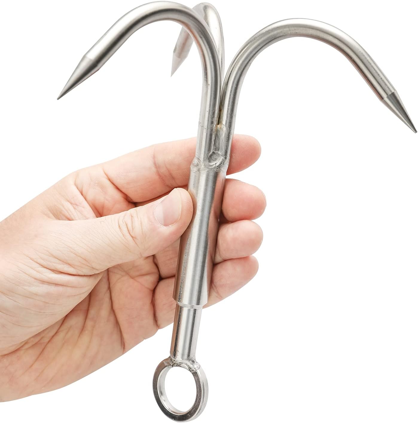 Amazon.com : Ledytech Grappling Hook Grapnel Hook, 3-Claw Stainless ...