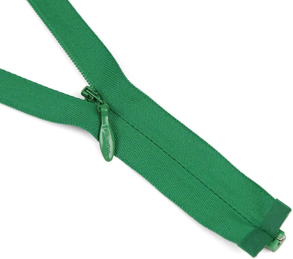 Amazon.com: Size #5 Invisible Separating Zipper, 7" Length, Emerald ...