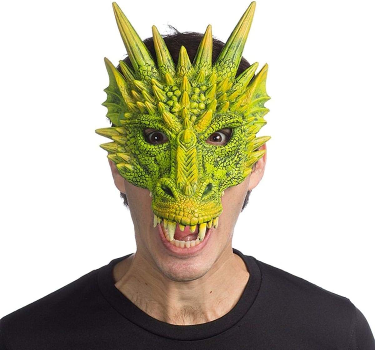 Amazon.com: HMS Unisex-Adult's Supersoft Dragon Mask-GN, Green, One ...