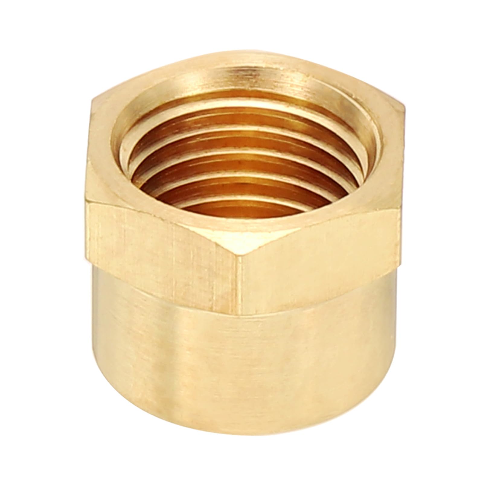 Amazon.com: PATIKIL 1/4" NPT Female Brass Pipe Fitting Cap, Hex Head ...