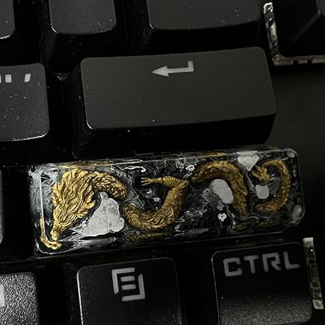 Amazon.com: LINWIN Custom Keycap Resin Keycap Dragon Keycap Shift ...