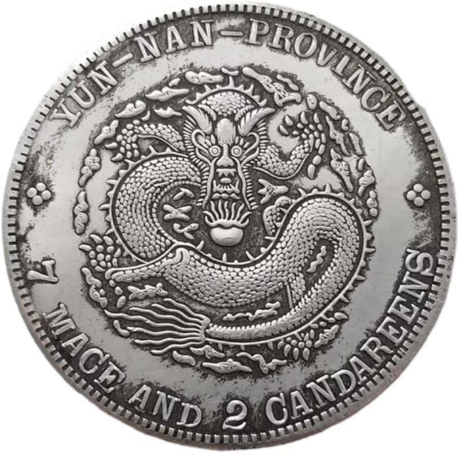 Amazon.com: Double Side Dragon Coin, Freedom Hobo Coin Old Coin Replica ...