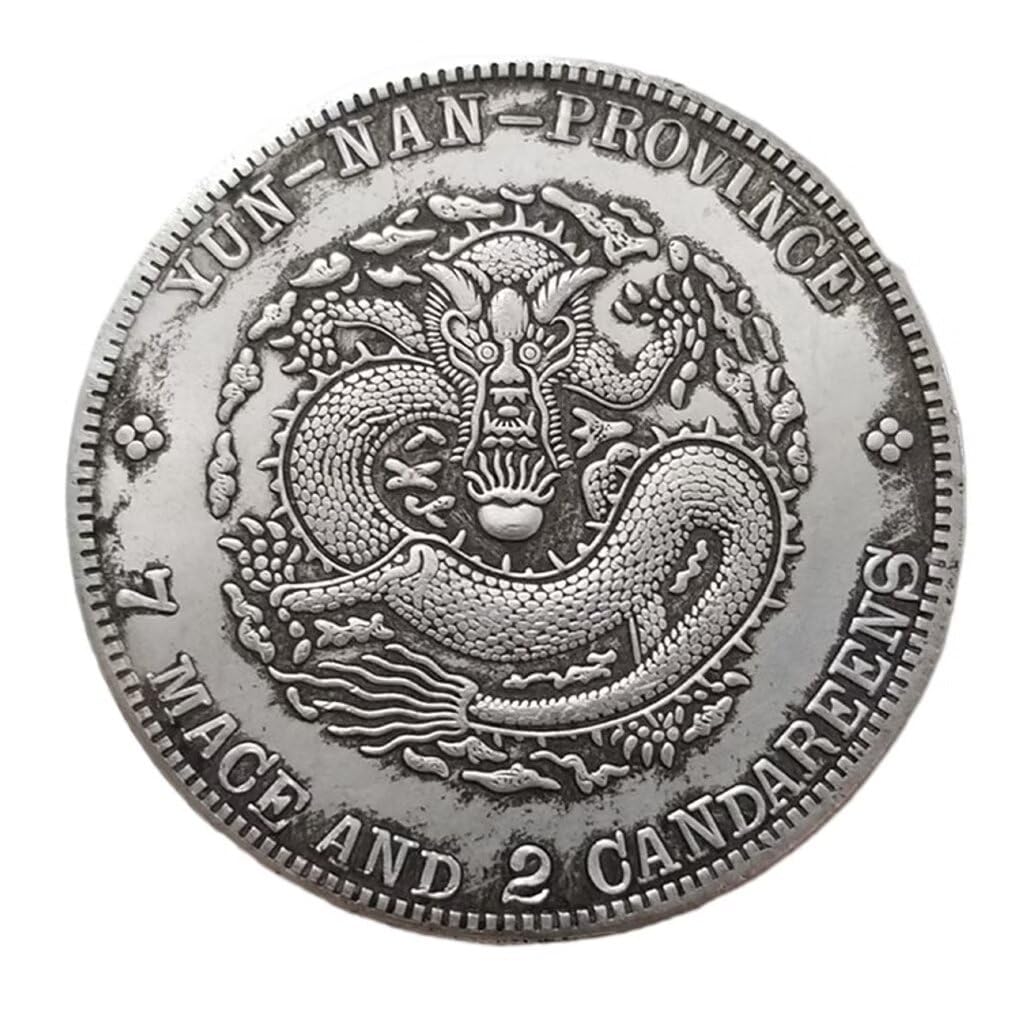 Amazon.com: Double Side Dragon Coin, Freedom Hobo Coin Old Coin Replica ...