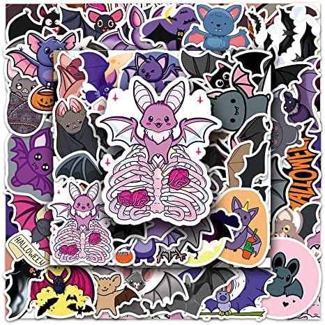 Amazon.com: 50PCS Bat Stickers, Kids’Stickers,Water Bottle Stickers ...
