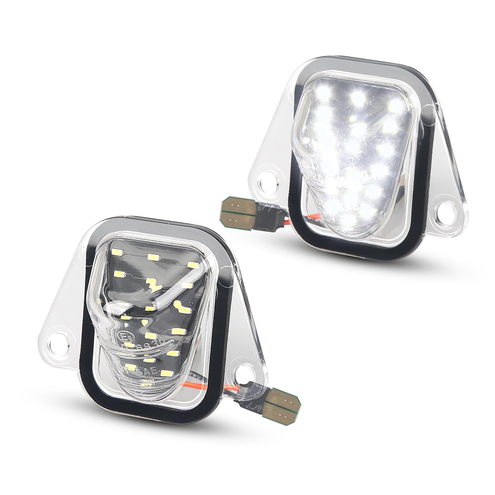 Amazon.com: MbuyDIY LED License Plate Light Lamp Assembly Compatible ...