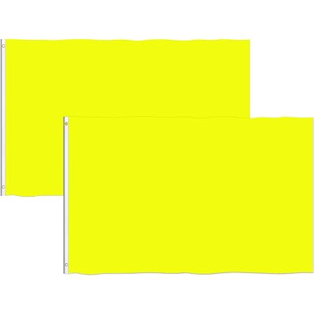 Amazon.com : Consummate Solid Yellow Flag 3x5 Foot Plain Yellow Flags ...