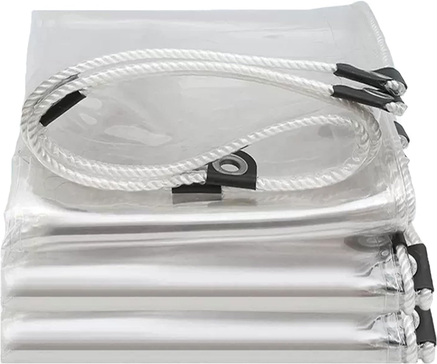 Amazon.com: HUHJYUGE Transparent Tarp with Grommets 9.8x13.1ft, Clear ...