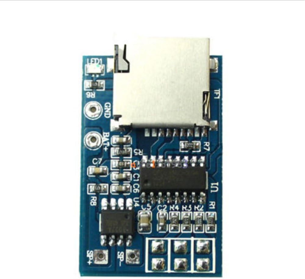 Amazon.com: 2PCS GPD2846A TF Card MP3 Decoder Board 2W Amplifier Module ...