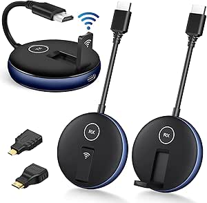 Amazon.com: Wireless hdmi Transmitter and Receiver,Wireless hdmi Extend ...
