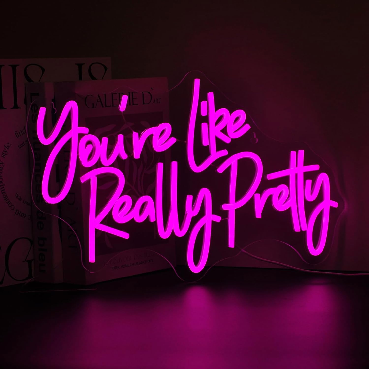 Amazon.com : Gdbkabf You're Like Really Pretty Neon Sign, Neon Signs ...