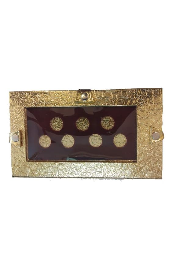 Fancy Gold Coin Box for Putting 7 psc Gold Coins : Amazon.in: Home ...