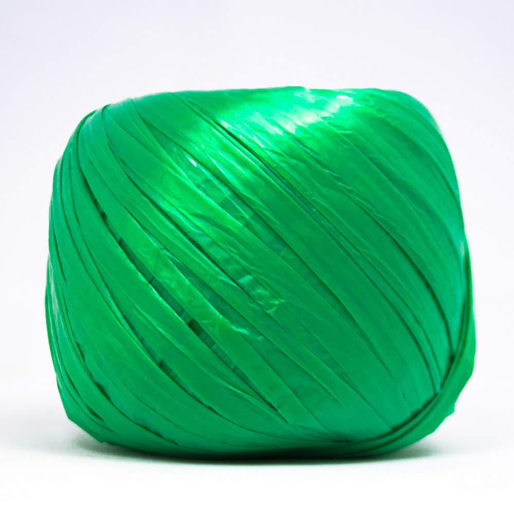 Selanusa - Rafia Paquete con 10 Pzs. con 100 g (103-Verde Bandera ...