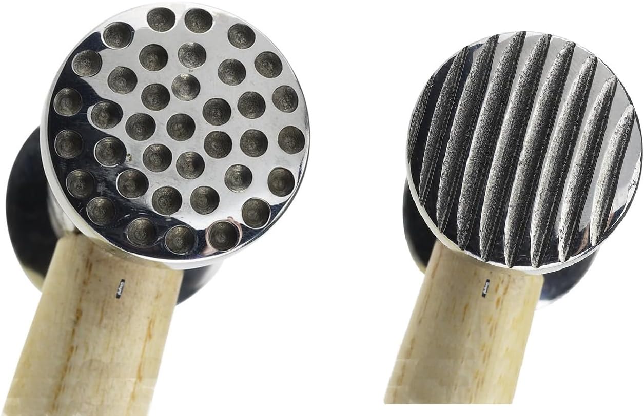 Amazon.com: Texturing Hammer Dimples Rounded & Narrow Stripe Design ...