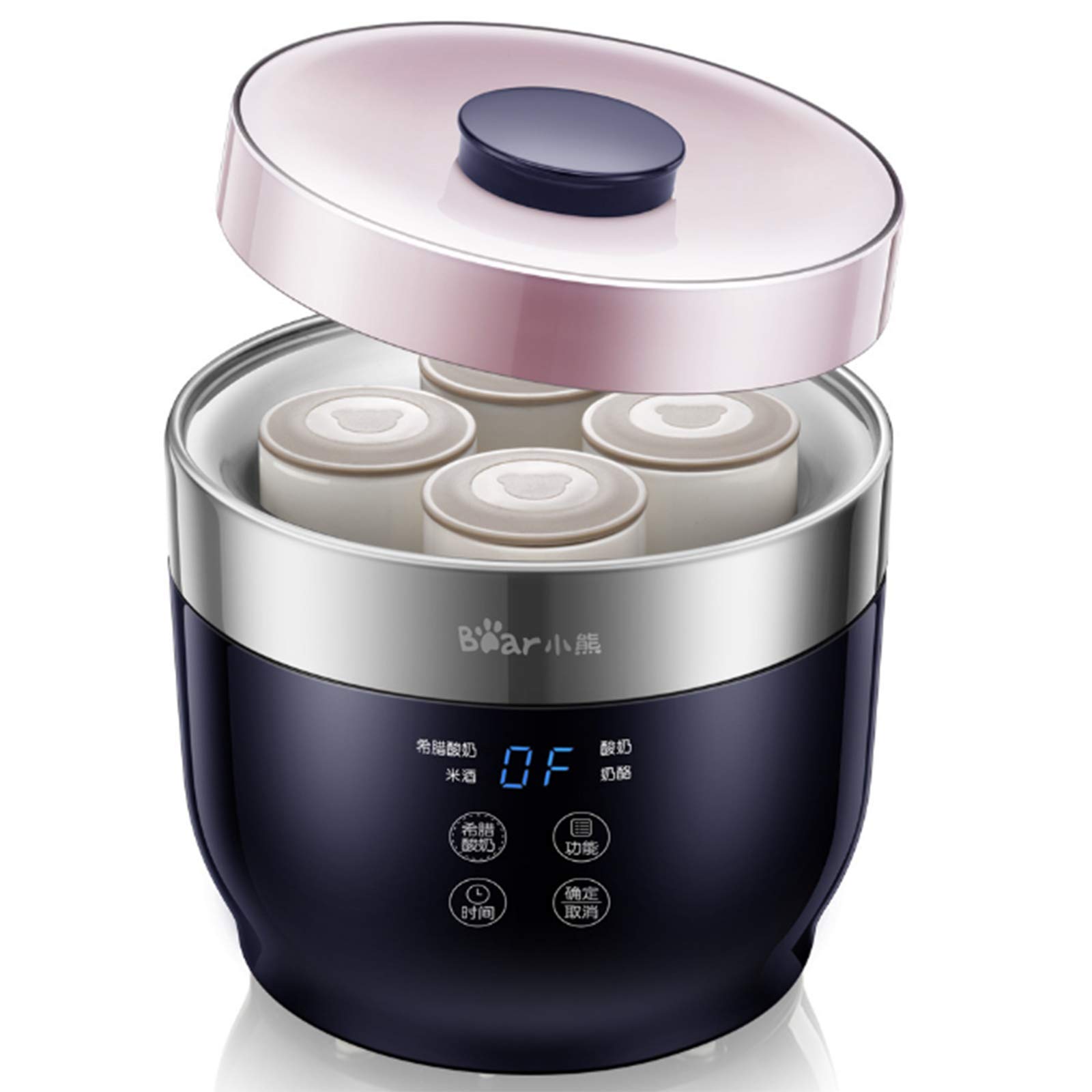 Buy CHUN LING Stainless Steel Inner Pot Yogurt Maker with Timer Control ...