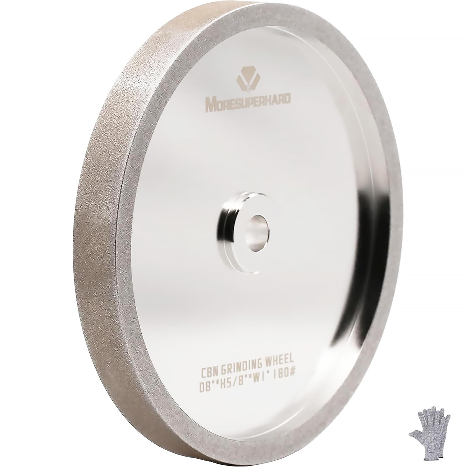 Cbn Grinding Wheels CBN Grinding Wheel 8 Inch 180 Grit, 1 Wide, 5/8 ...