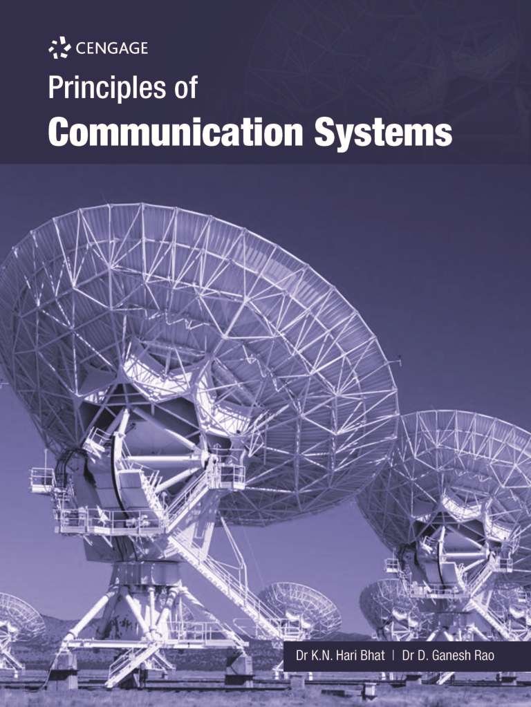 Principles Of Communication Systems: Dr K.N. Hari Bhat | Dr D. Ganesh ...
