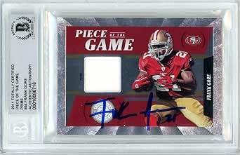 Amazon.com: Frank Gore 2011 Totally Certified Patch Autograph Card /49 ...