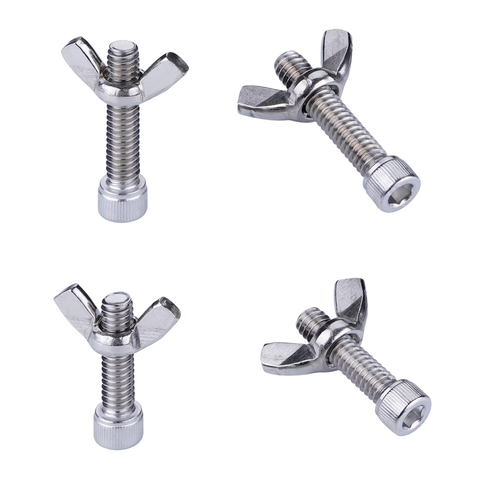 Amazon.com: LEOLIO Stainless Steel Bat Pins Set - 2 Pairs, 4 Pieces ...