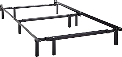 Amazon.com: King's Brand 7-Leg Heavy Duty Adjustable Metal Queen Size ...