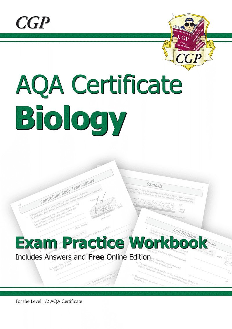 AQA Certificate Biology Exam Practice Workbook (with answers & online ...