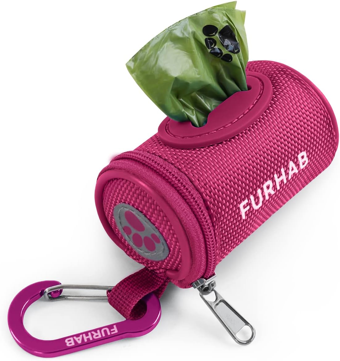 Amazon.com: FURHAB Dog Poop Bag Holder for Leash Doggie Waste Bag ...