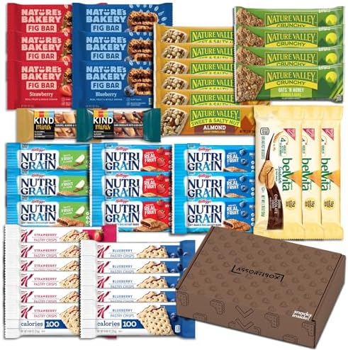 Amazon.com: ASSORTIBOX Healthy Snack Box Variety Pack (40 Count) Care ...