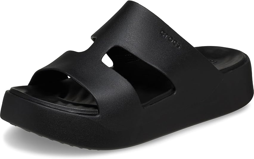 Amazon.com | Crocs Women's Getaway Platform H-Strap Sandals, Wedge ...