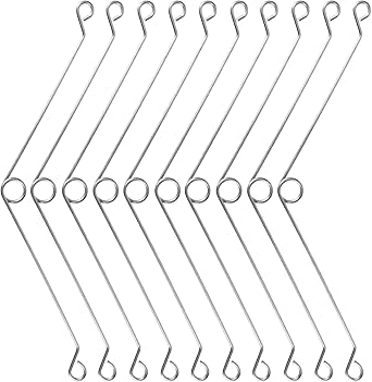 10 Pcs Metal Recessed Light Spring Clips, Stainless Steel Torsion ...
