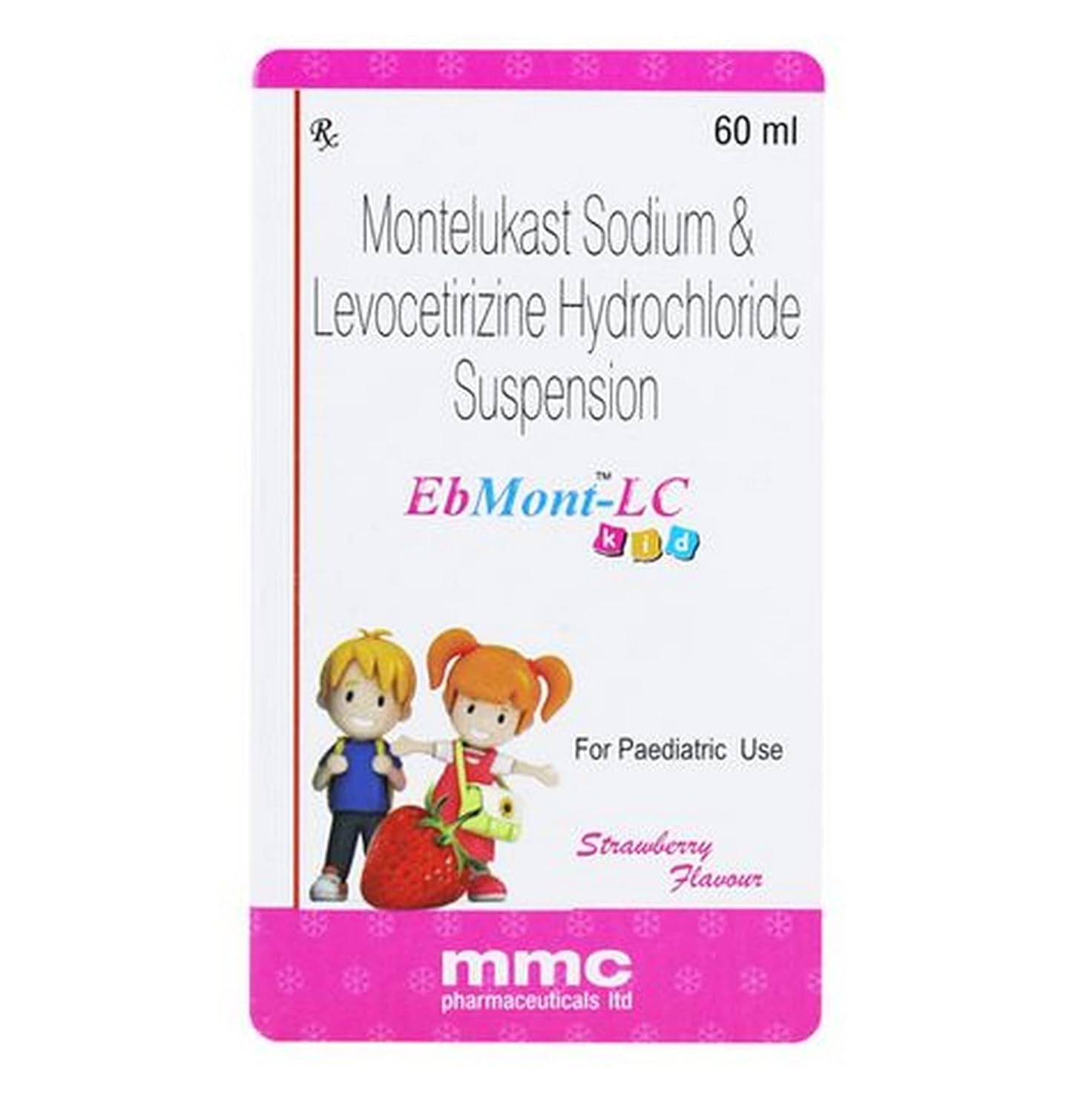 EBMONT-LC KID STRAWBERRY FLAV - Bottle of 60 ml Syrup : Amazon.in ...
