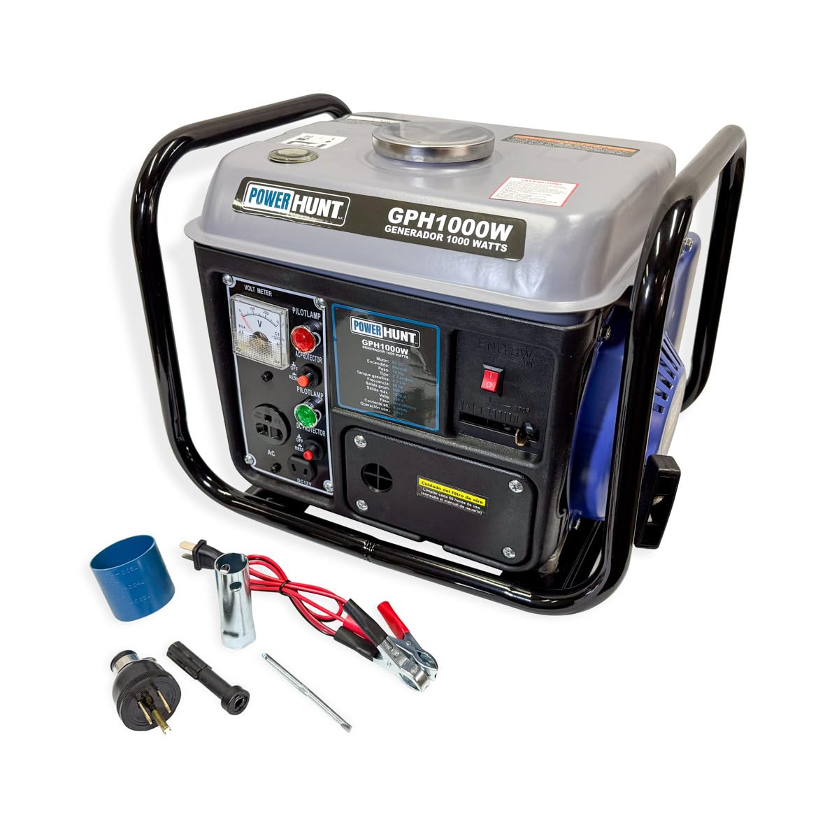 Generador Portátil Power Hunt 1000w Monofásico A Gasolina moto 2 ...