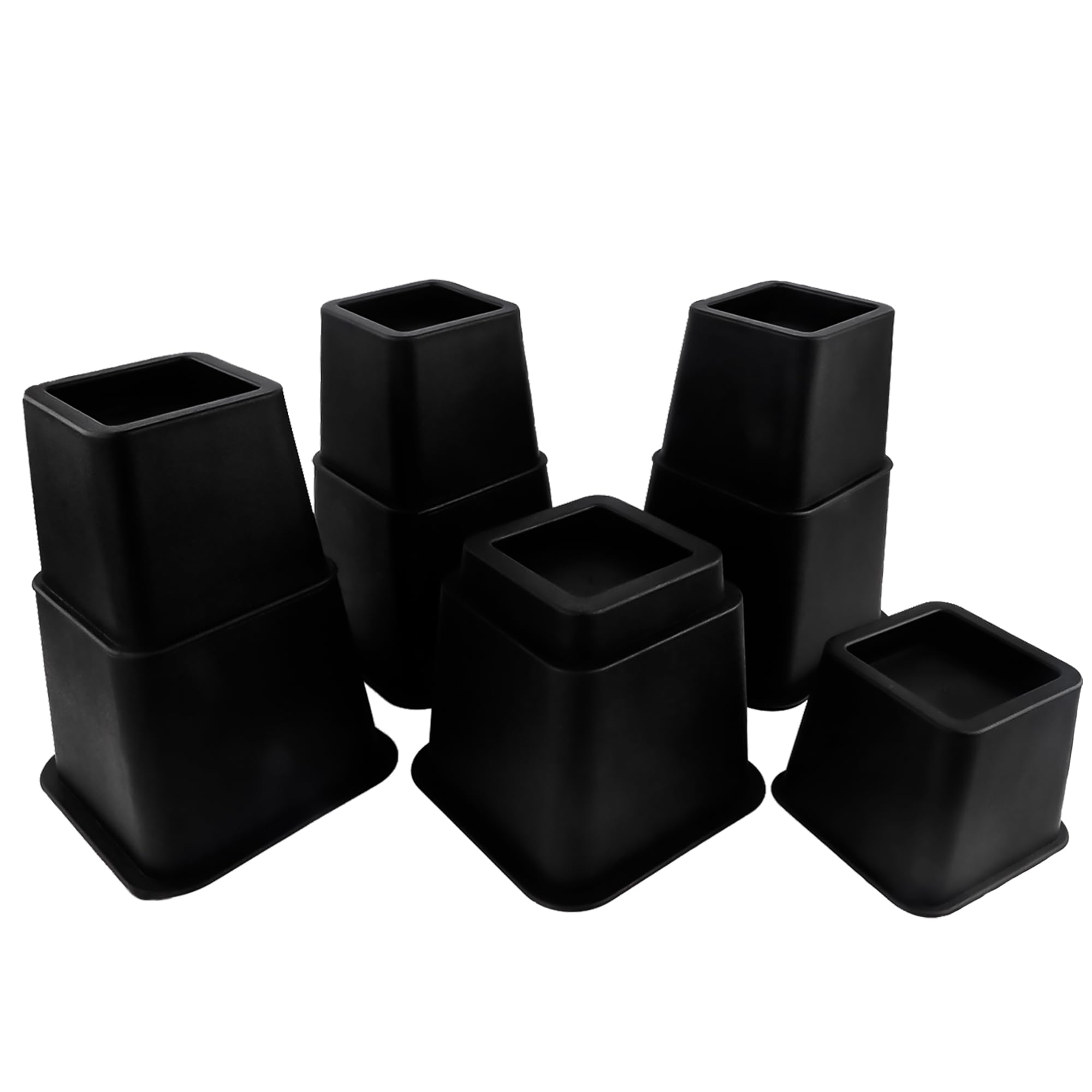 Amazon.com: C CRYSTAL LEMON Bed Riser 8-inch Heavy-Duty – 8-Pcs ...