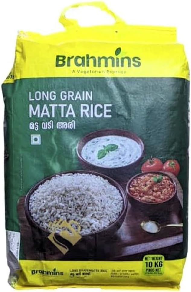 Amazon.com : Kerala Red Bran Matta Rice Grain 10KG : Grocery & Gourmet Food